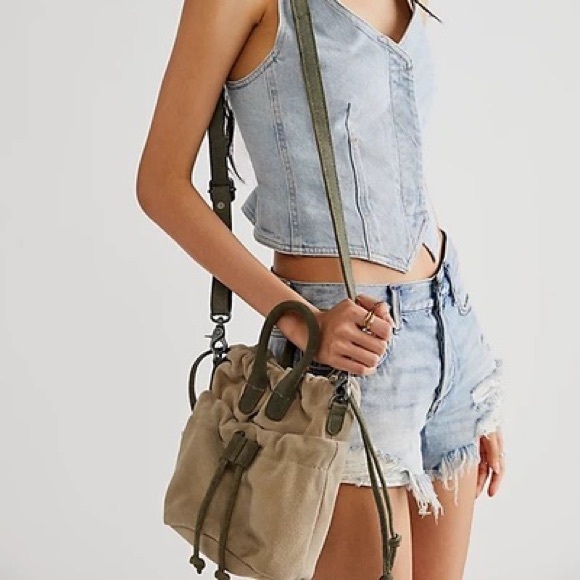 Free People | Bags | Free People Scout Slouchy Crossbody Bag Mineral ...
